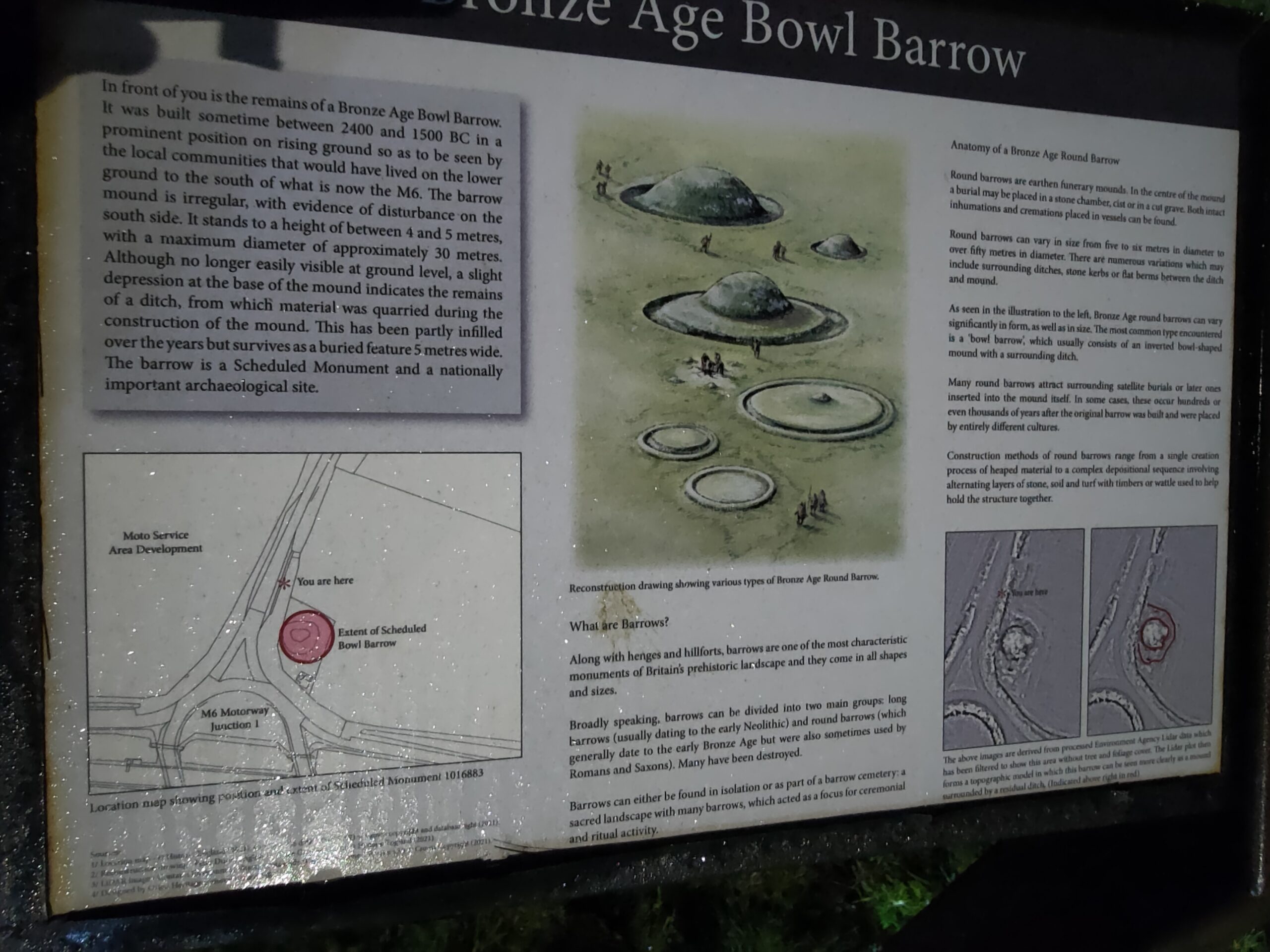 Bronze Age Bowl Barrow, Rugby – Heritage Boards