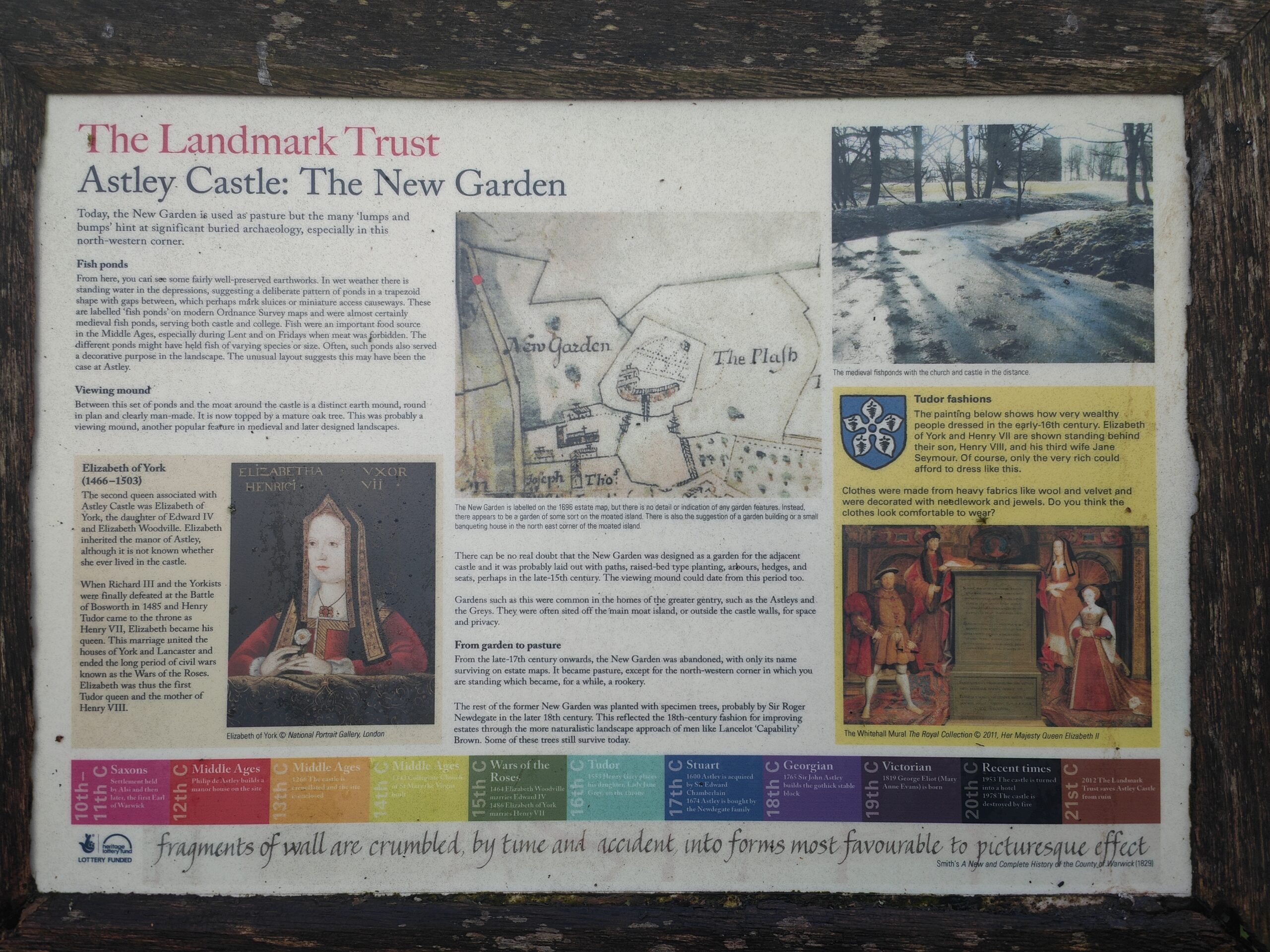 Astley Castle, Astley – Heritage Boards