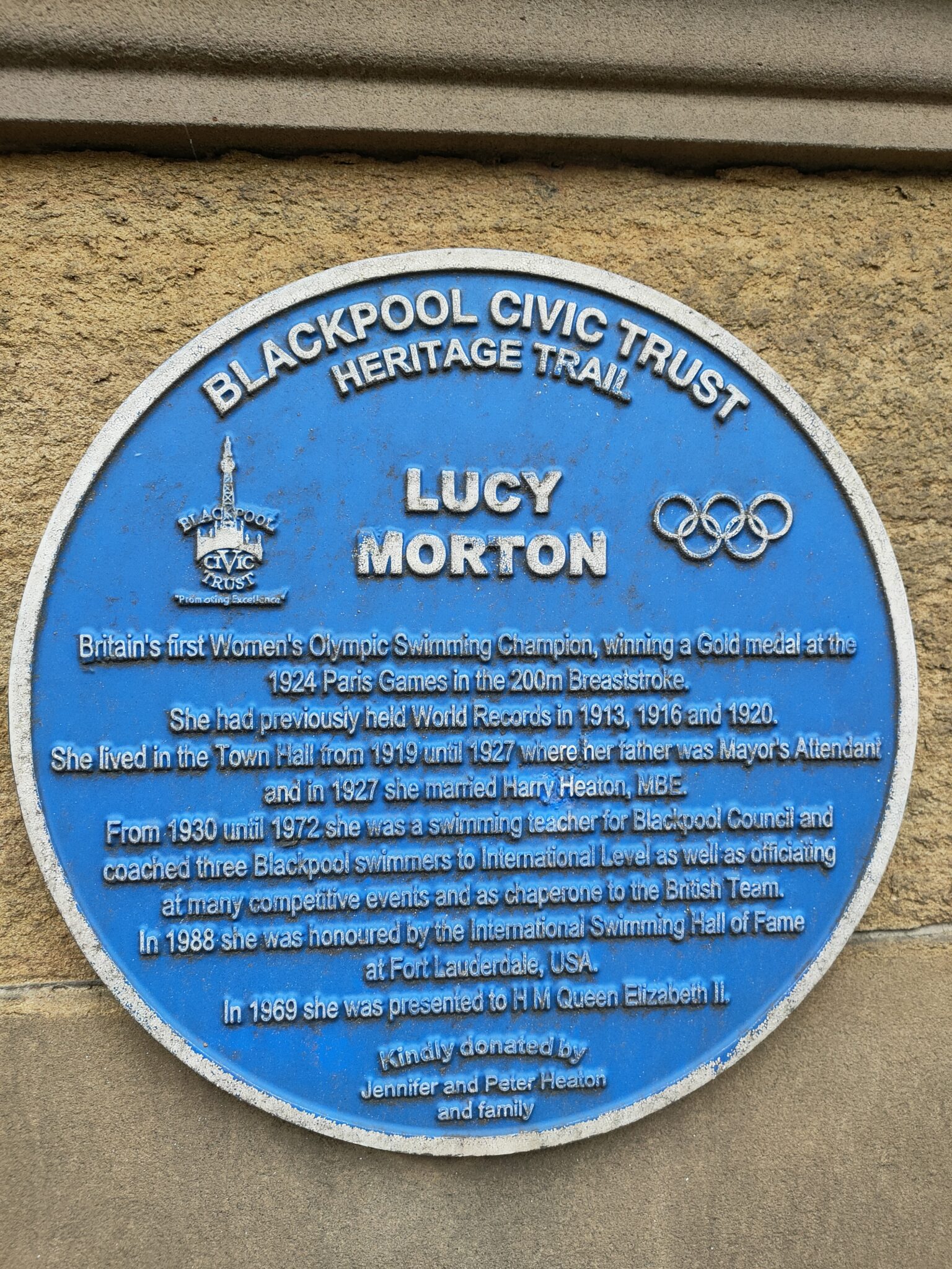 Lucy Morton, Blackpool – Heritage Boards